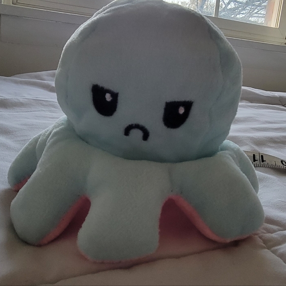 Toys | Reversible Plush Octopus Double Sided Flip Octopus Show Your ...